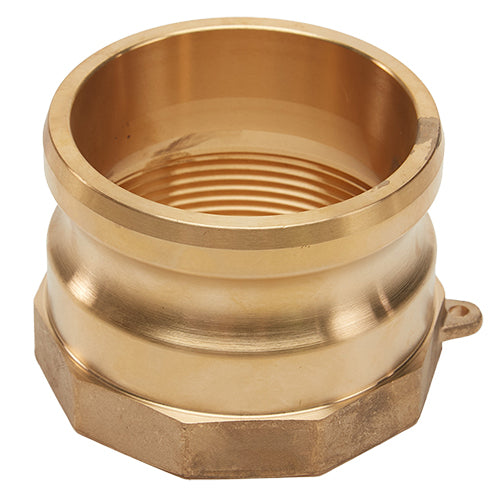Brass 3" Male Camlock Fitting x 3" Female Pipe Thread – CamlockDirect