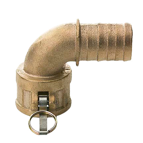 Brass 2" Female Camlock x Hose Shank 90 Degree Elbow (USA) – CamlockDirect