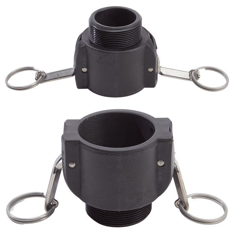 Plastic Camlock Female to Male Threads