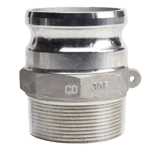 Aluminum 3" Male Camlock Fitting x 3" Male Pipe Thread – CamlockDirect