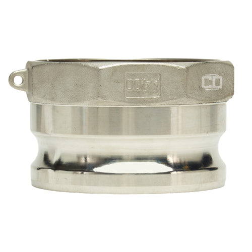 Stainless Steel 4" Male Camlock Fitting x 4" Female Pipe Thread ...