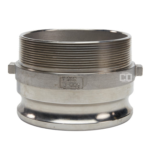 Stainless Steel 6" Male Camlock Fitting x 6" Male Pipe Thread ...