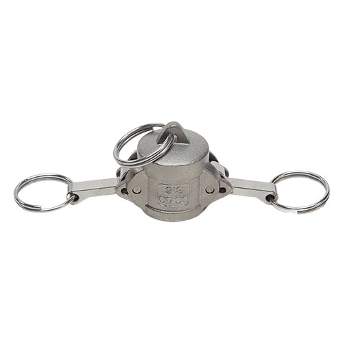 Stainless Steel 1/2" Female Camlock Dust Cap (USA) – CamlockDirect