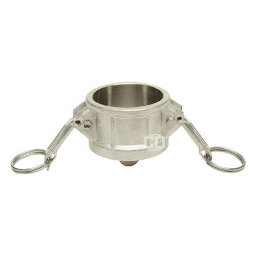 Stainless Steel 2" Female Camlock Dust Cap – CamlockDirect