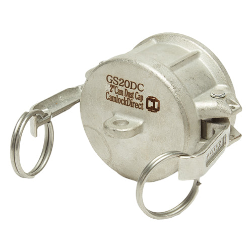Stainless Steel 2" Female Camlock Dust Cap – CamlockDirect