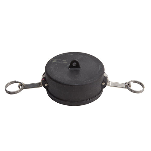 Polypropylene 4" Female Camlock Fitting Dust Cap (USA) – CamlockDirect