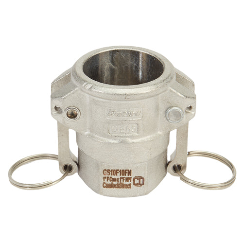 Stainless Steel 1" Female Camlock Fitting x 1" Female Pipe Thread
