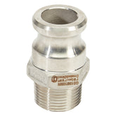 Stainless Steel Male Camlock to Male Threads – CamlockDirect