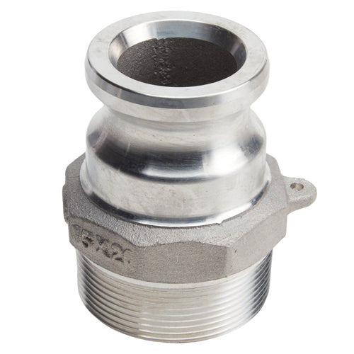Aluminum 1 1/2" Male Camlock x 2" Male NPT – CamlockDirect