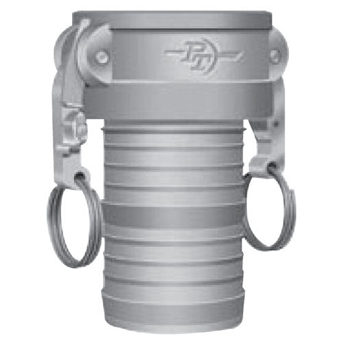 Aluminum Sta-Lok II 5" Female Camlock Fitting x 5" Hose Shank (USA ...