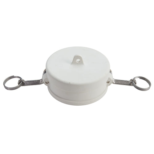 Food Grade Poly 4" Female Camlock Fitting Dust Cap (USA) – CamlockDirect