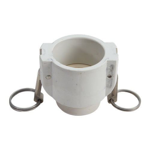 Food Grade Poly 2" Female Camlock Fitting x 2" Male Plastic Pipe Thread ...