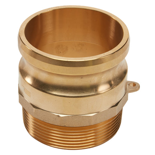 Brass 3" Male Camlock Fitting x 3" Male Pipe Thread (USA) – CamlockDirect