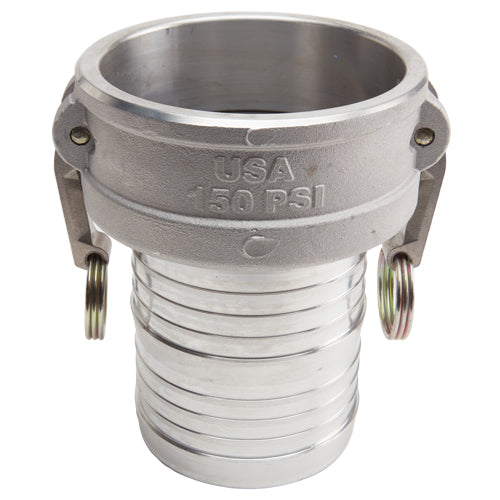Aluminum 4" Female Camlock Fitting x 4" Hose Shank (USA) – CamlockDirect