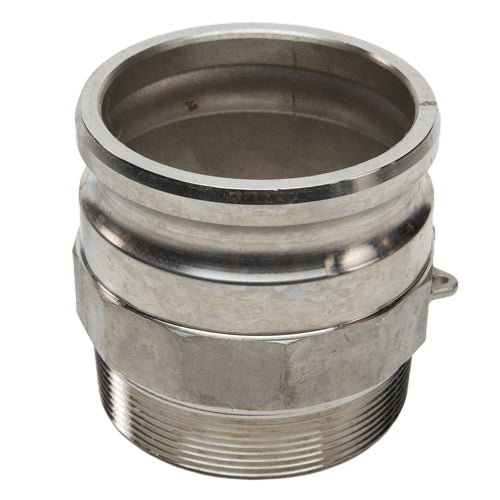 Stainless Steel 4" Male Camlock Fitting x 4" Male Pipe Thread (USA ...