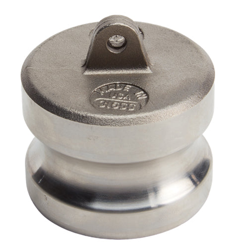 Stainless Steel 2" Male Camlock Dust Plug (USA) – CamlockDirect