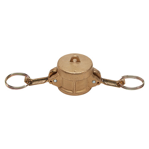 Brass 1/2" Female Camlock Dust Cap (USA) – CamlockDirect